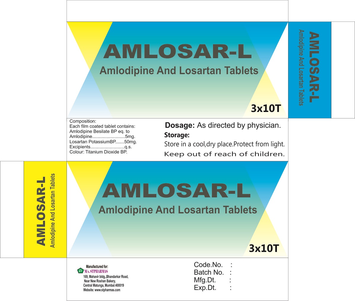 AMLOSAR-L | Stpharmas
